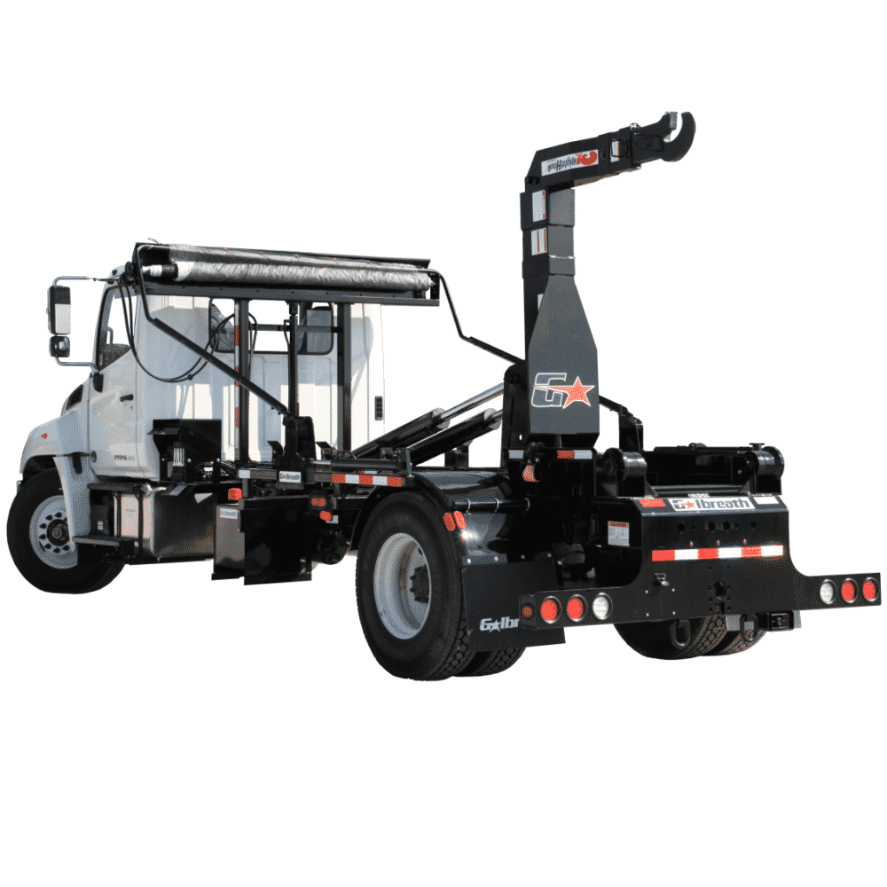 Galbreath Single Pivot Hook Roll-Off Container Hoists - Equipment ...